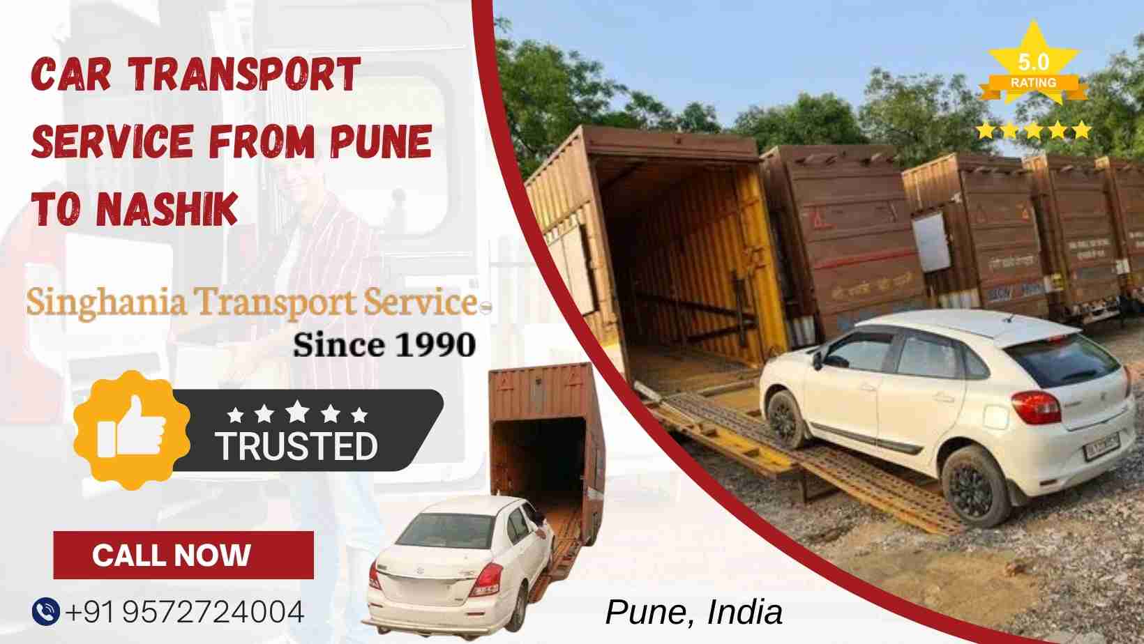 Pune To Nashik Daily Goods Transport Service | Singhania Transport Service